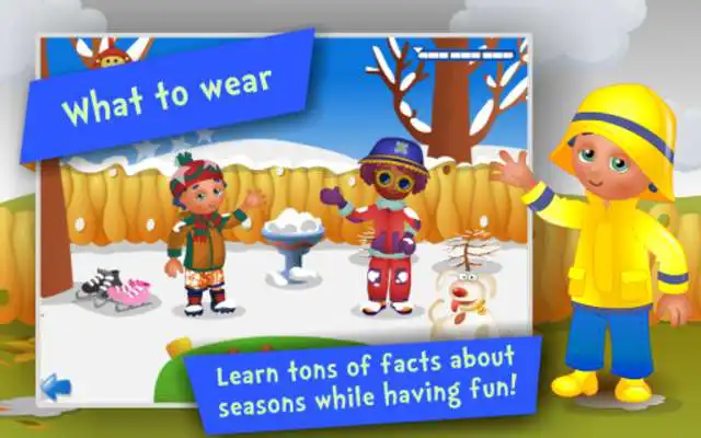 Seasons Kids Learning Games online game with UptoPlay