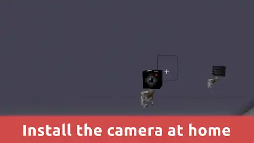 Security camera in minecraft online game with UptoPlay