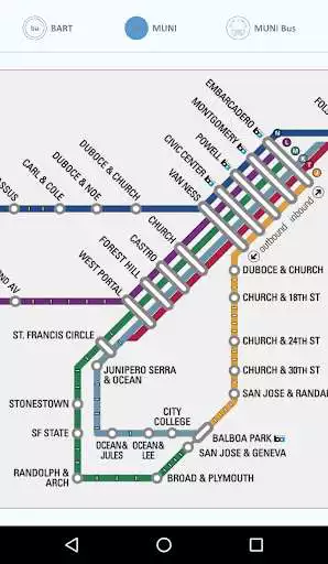 SF Metro Maps - BART + MUNI online game with UptoPlay