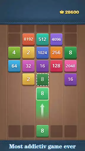 Shoot Merge 2048-Wood Block Puzzle online game with UptoPlay