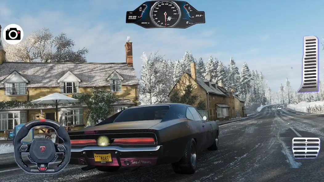 Simulator Dodge Charger Drive online game with UptoPlay