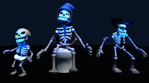 Skeleton Dance - Funny Games online game with UptoPlay