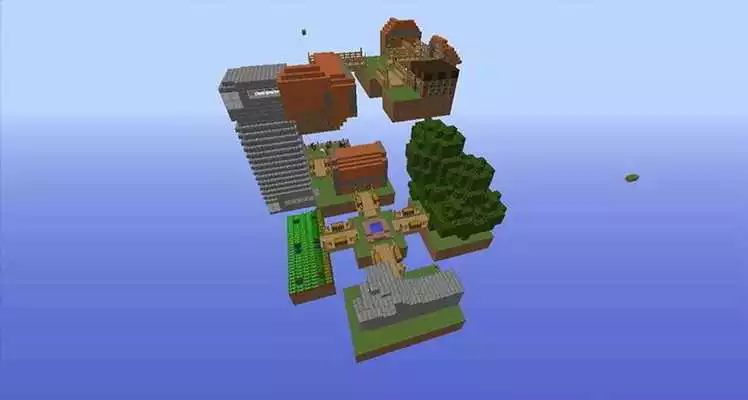 Sky Block 2 Minecraft map online game with UptoPlay