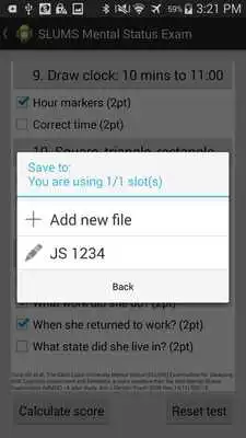 SLUMS Mental Status Exam online game with UptoPlay