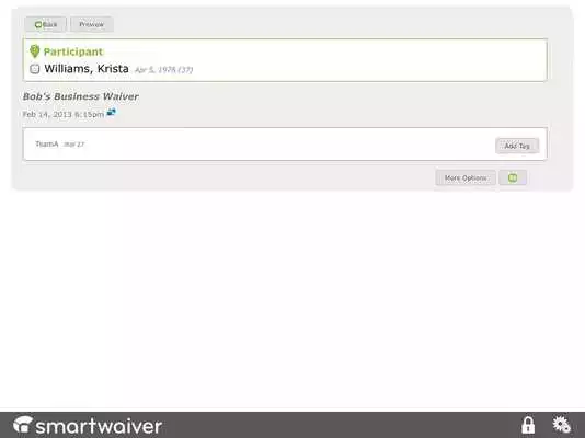 Smartwaiver Waiver Console online game with UptoPlay