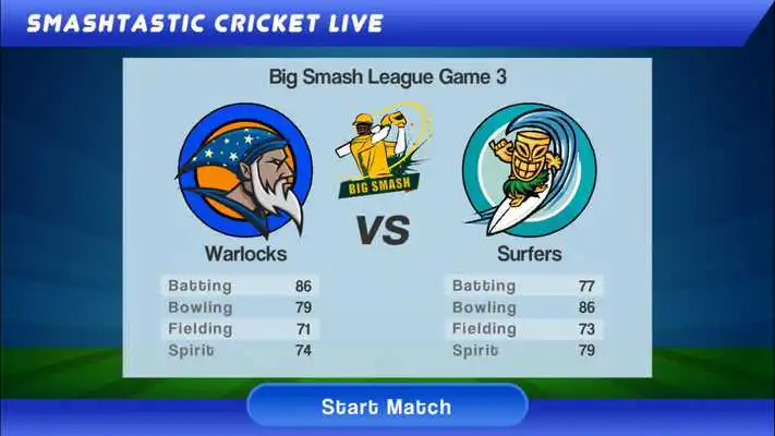 Smashtastic Cricket online game with UptoPlay