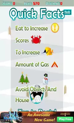 Snow Game online game with UptoPlay