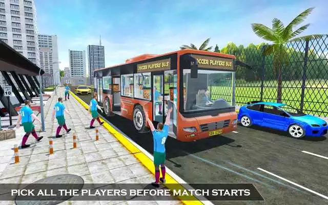 Soccer Teams Bus Transport Football Simulator online game with UptoPlay