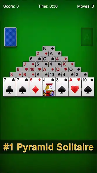 Solitaire Pyramid - Card Games online game with UptoPlay