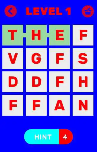 Sopa De Letras En Ingles online game with UptoPlay