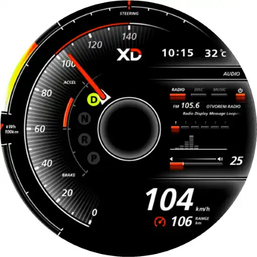 Speedometer Car Dashboard Video Wallpaper online game with UptoPlay