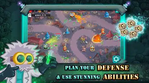 Spooky Defense online game with UptoPlay