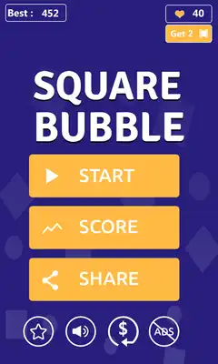 Square Bubble - Shape Rush online game with UptoPlay