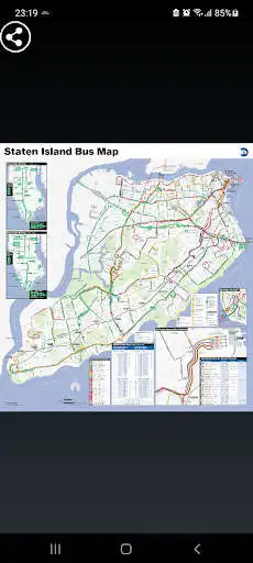 Staten Island Bus Map - New York City online game with UptoPlay