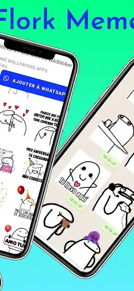 Stickers Flork Memes WASticker online game with UptoPlay