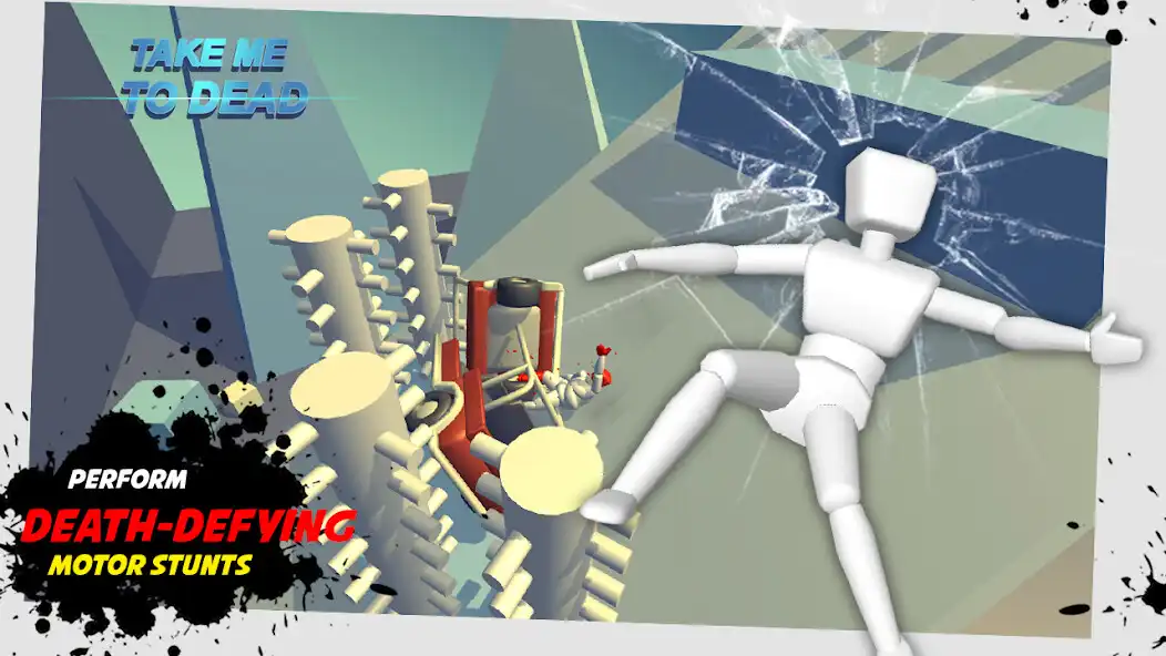 Stickman Turbo Dismounting 3D online game with UptoPlay