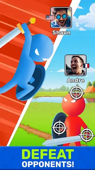 Stick Together: Team Battle online game with UptoPlay