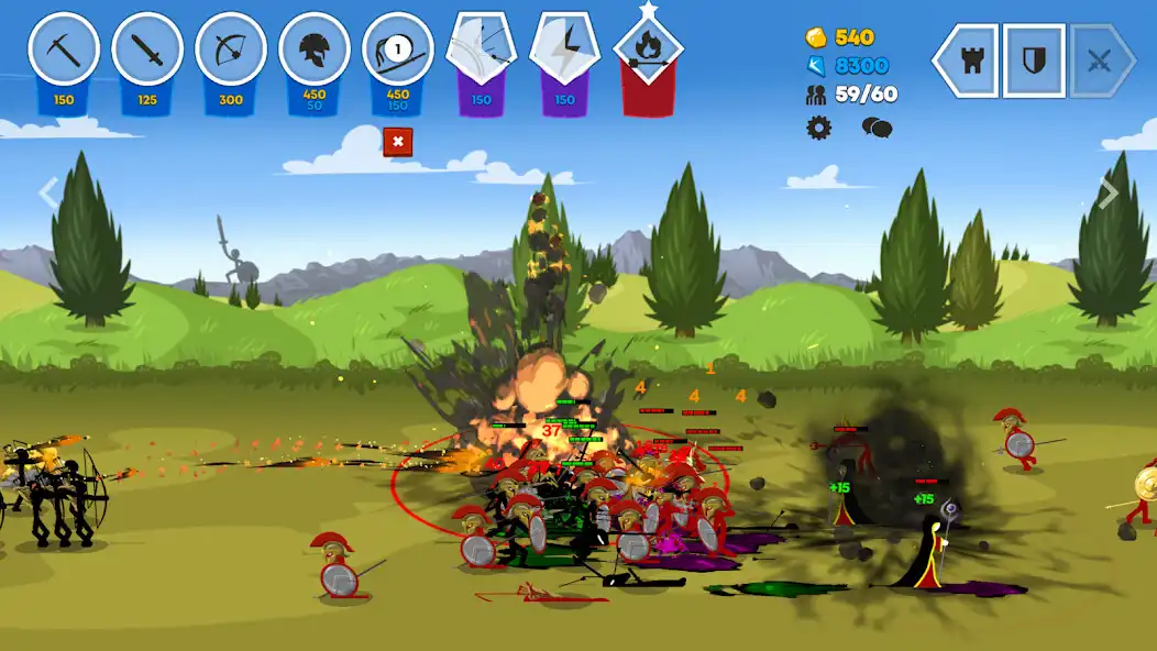 Stick War 3 online game with UptoPlay
