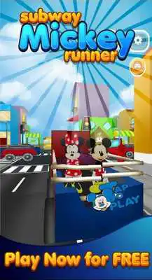 subway MICKEY runner online game with UptoPlay