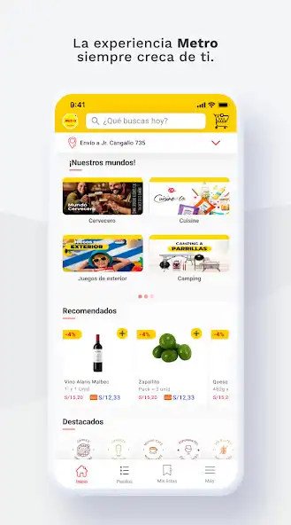 Supermercados Metro online game with UptoPlay