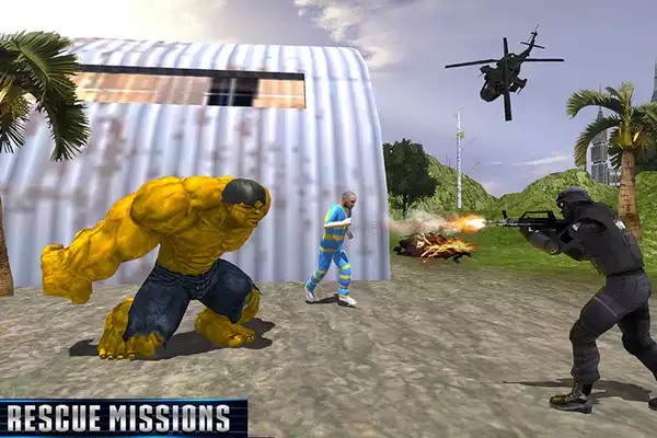 Super Monster Hero Prison War online game with UptoPlay
