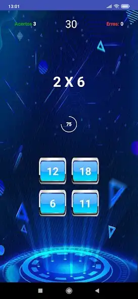 Tabuada: Cálculo mental online game with UptoPlay