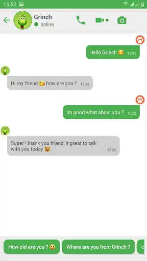 Talk To Grinchs - Grinch Calling video simulator online game with UptoPlay