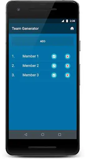 Team Generator - Team Selection online game with UptoPlay