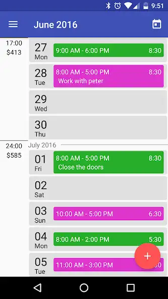 Timesheet History online game with UptoPlay