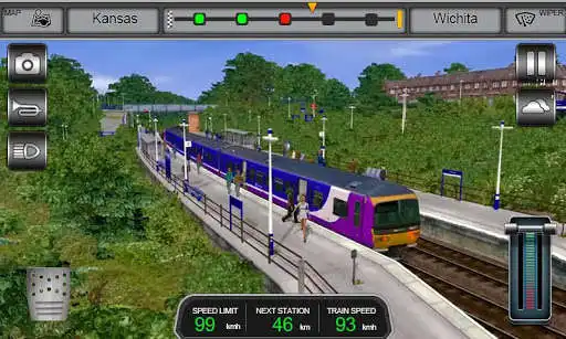 Train Simulator 2019 - 3D City Train Driver online game with UptoPlay