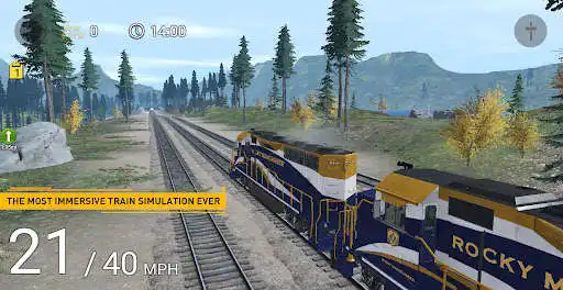 Trainz Simulator 3 online game with UptoPlay