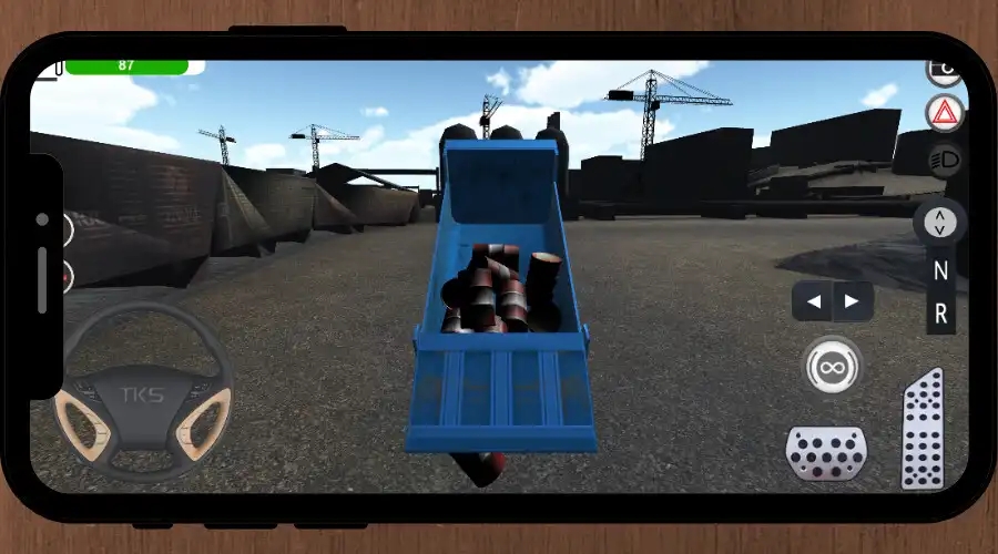 Truck Game: Transport Game on Challenging Roads online game with UptoPlay