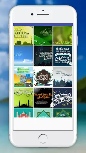 Ucapan Hari Raya online game with UptoPlay