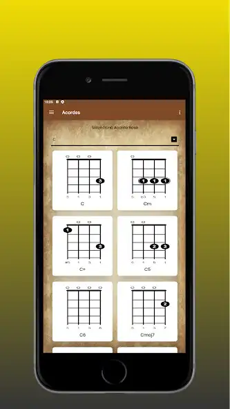 Uke Chords Acordes de Ukelele online game with UptoPlay