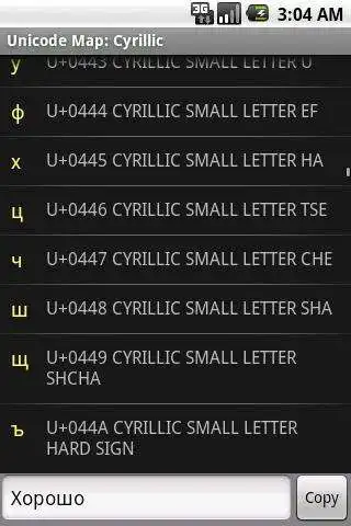 Unicode Map online game with UptoPlay