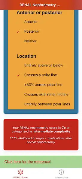 Urology RENAL Nephrometry Score - Kidney Cancer online game with UptoPlay