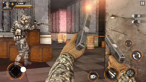 US Commando Army Shooting Game online game with UptoPlay