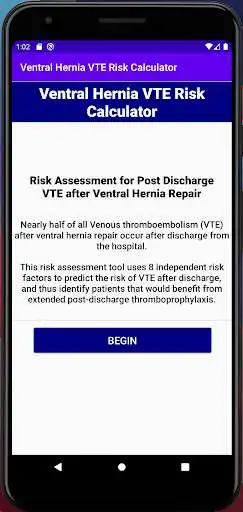 Ventral Hernia VTE Risk Calculator online game with UptoPlay