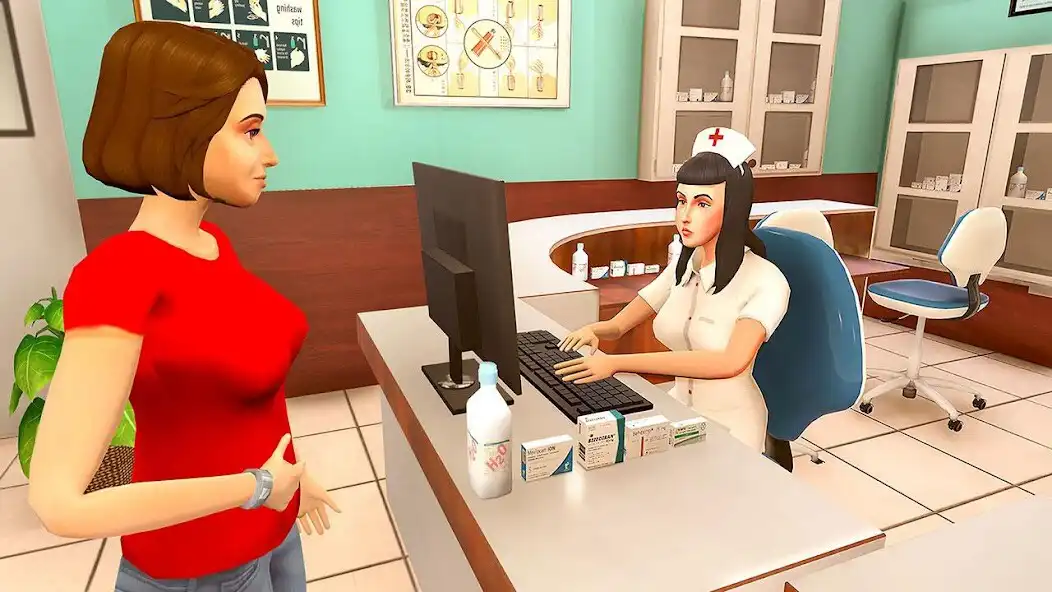 Virtual Pregnant Mom Baby Care - Mother Simulator online game with UptoPlay