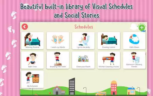 Visual Schedules and Social Stories online game with UptoPlay