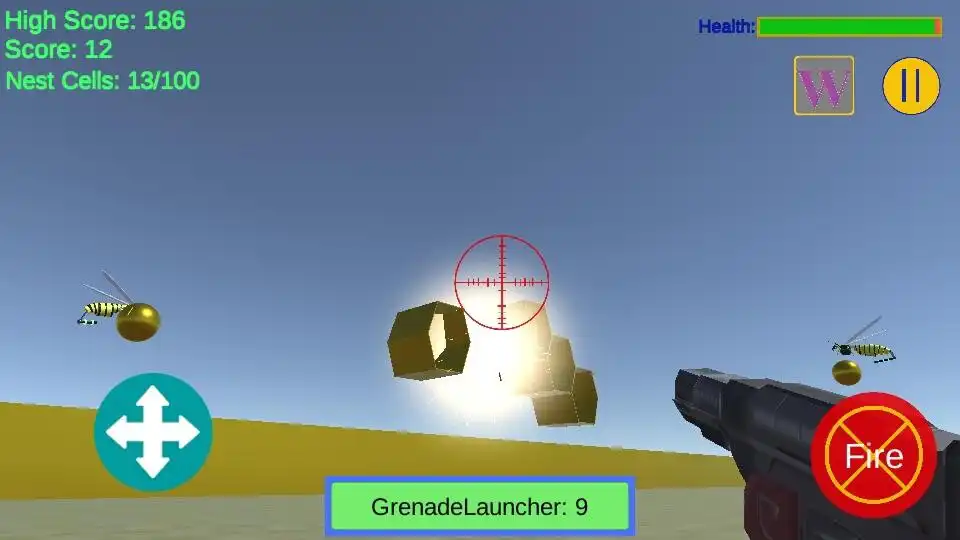 Wasp Hunter online game with UptoPlay