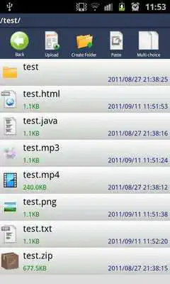 WebDAV File Manager online game with UptoPlay