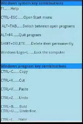 Windows KeyBoard Shortcuts online game with UptoPlay