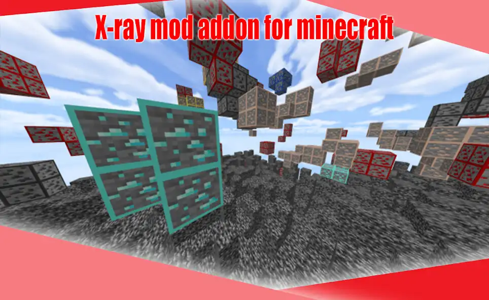 X-ray mod addon for minecraft online game with UptoPlay