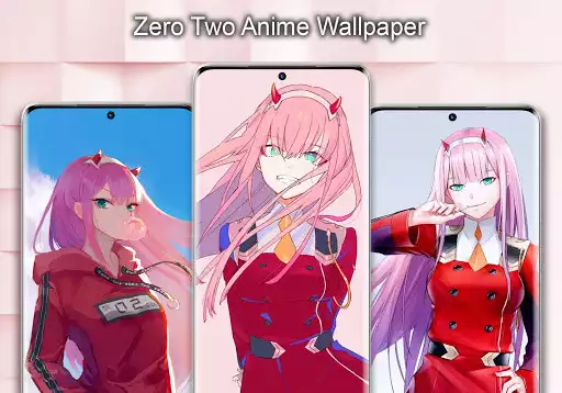 Zero Two Anime Wallpaper online game with UptoPlay
