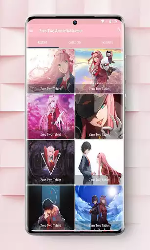 Zero Two Anime Wallpaper online game with UptoPlay