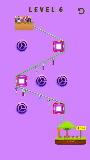 Zipline People online game with UptoPlay
