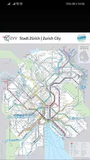 Zurich Tram & Rail Map online game with UptoPlay
